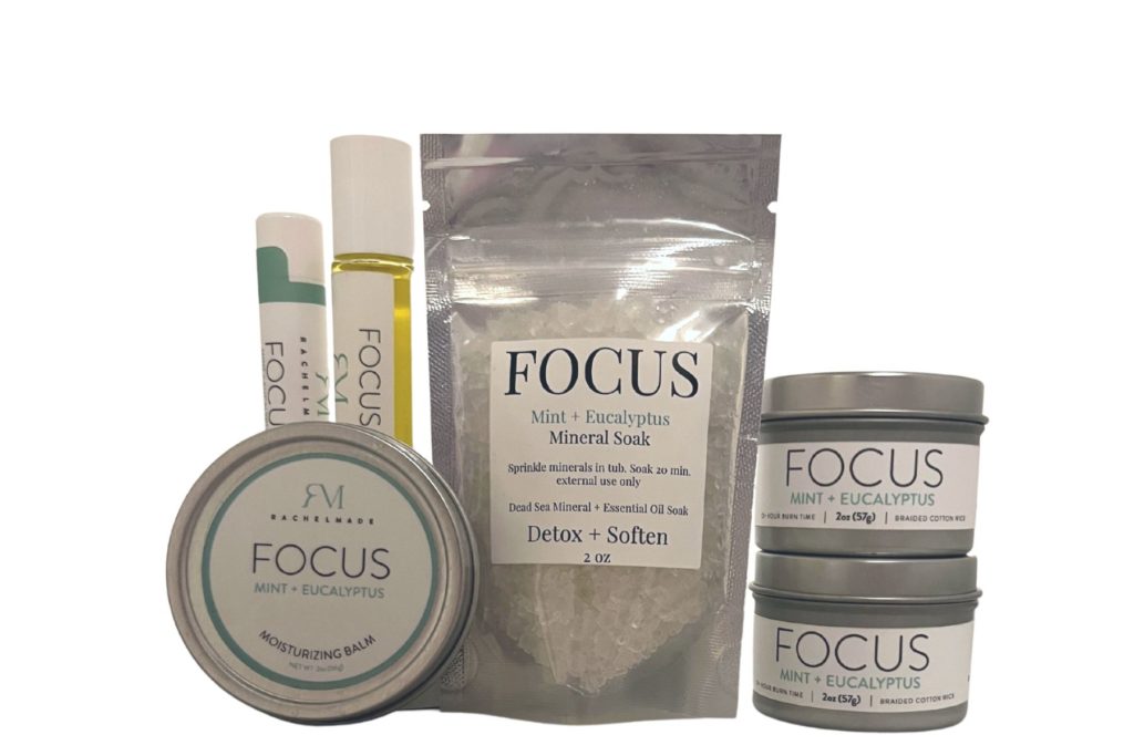 6 Item Gift Set FOCUS Mint Eucalyptus – Rachelmade Products